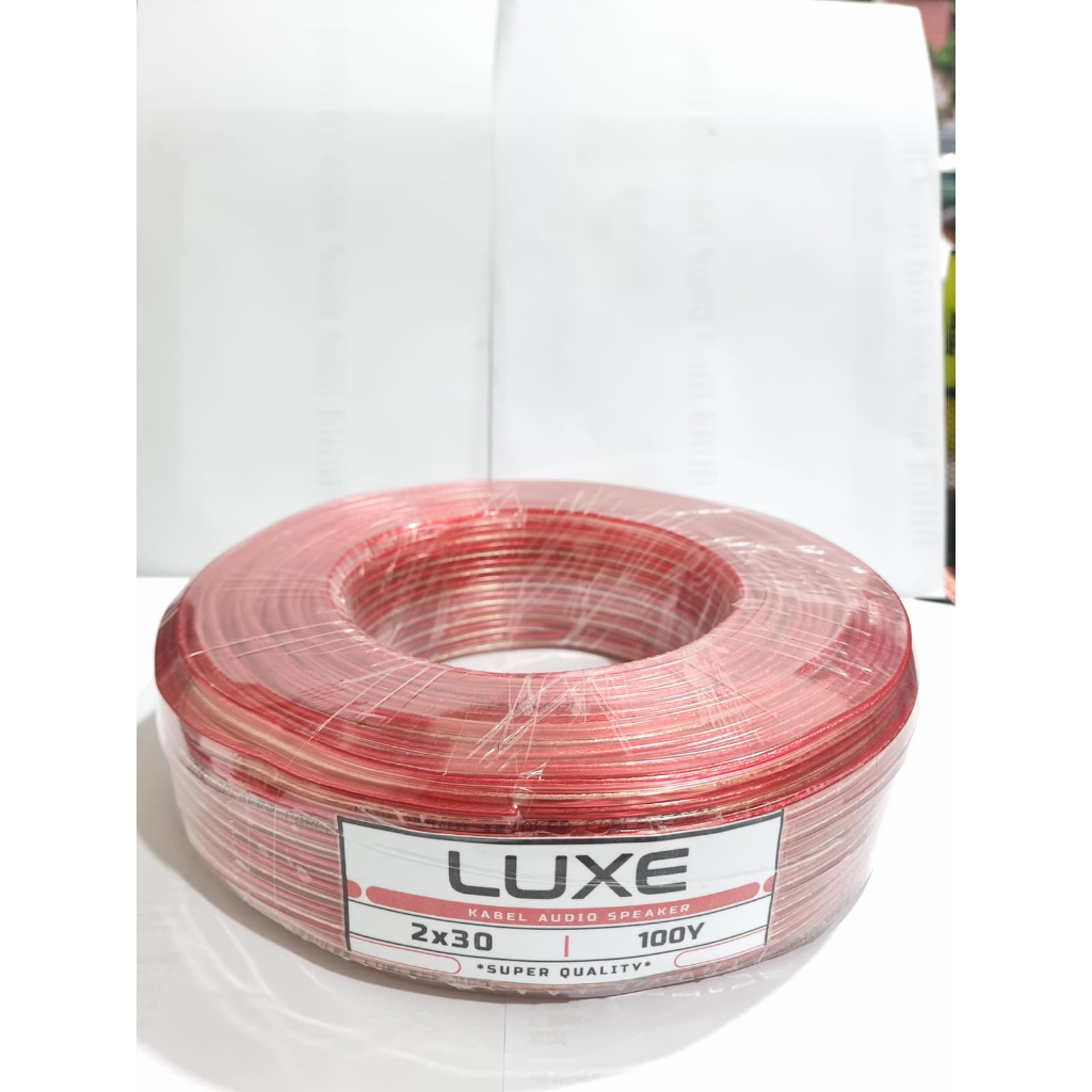 Jual Kabel Transparan Luxe / Kabel Audio Transparan / Kabel Speaker ...