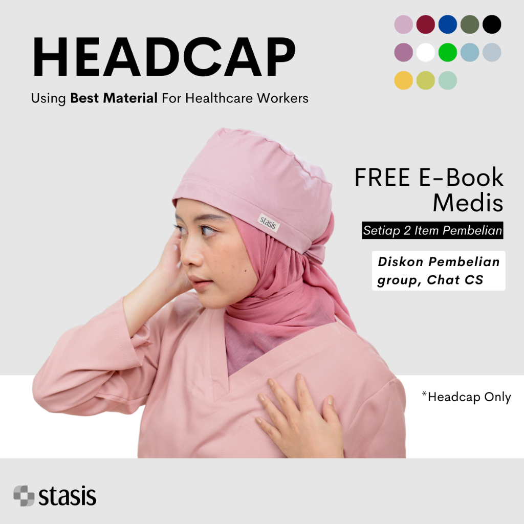 Jual STASIS - Headcap Medis / Topi Bedah / Surgical Cap Home of Stasis ...