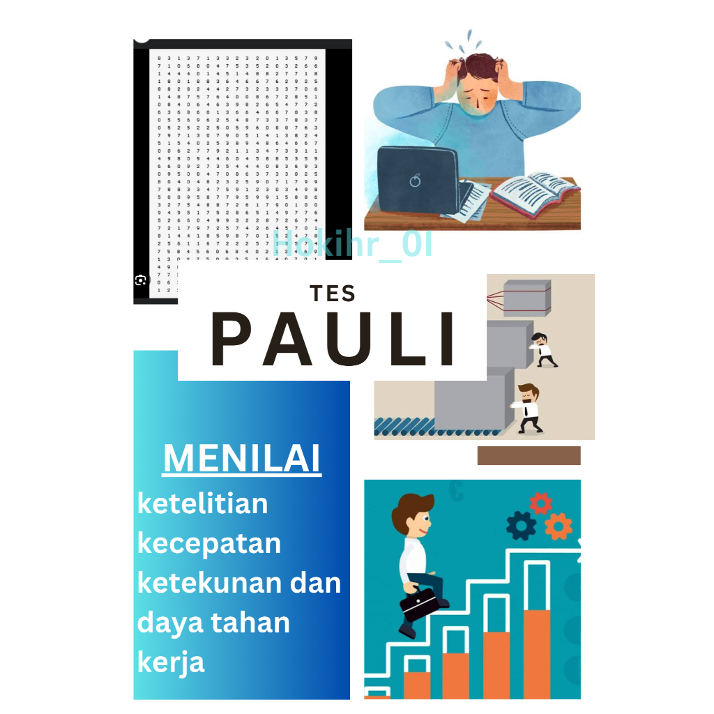 Jual Software Psikotes PAULI | Shopee Indonesia
