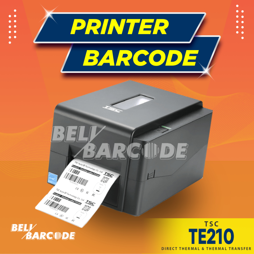Jual TSC TE210 Printer Cetak Sticker Label Barcode TE-210 USB LAN ...