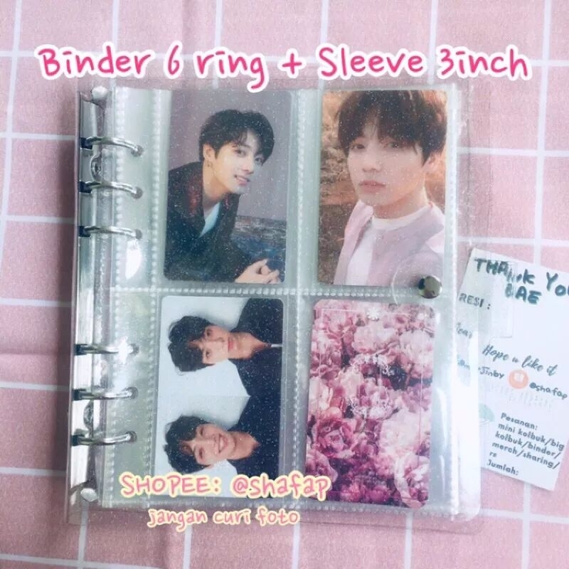 Jual Binder PC / Binder Sleeve / Binder Photocard / Binder Transparant ...