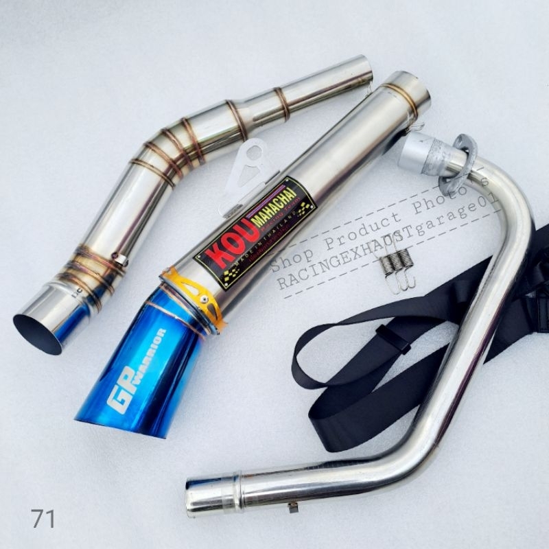 Jual KOU/DAENG4 pipe Canister Conical Open Spec Tmx,Raider 150 Carb Fi ...