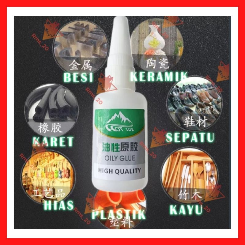 Jual lem super glue cairan perekat super kuat lem korea lem setan super ...