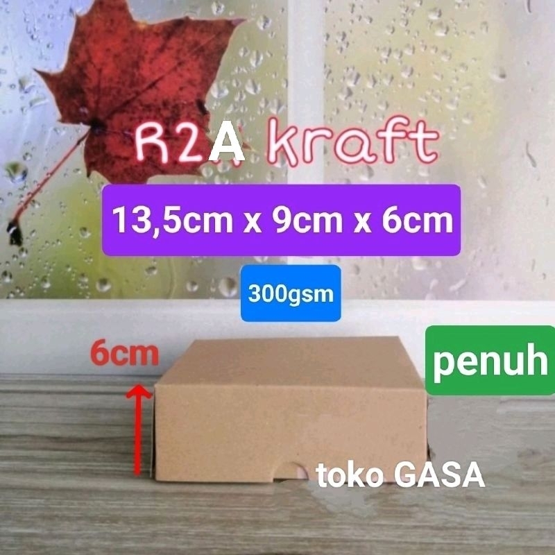Jual BOX KRAFT R2A penuh kerdus dos dus jajan coklat tebal/Kotak dus ...