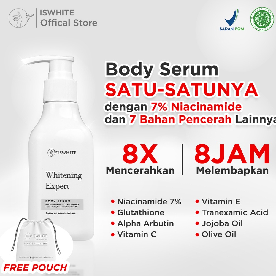 Jual Iswhite Whitening Body Serum Expert/Pencerah Tubuh/Iswhite ...