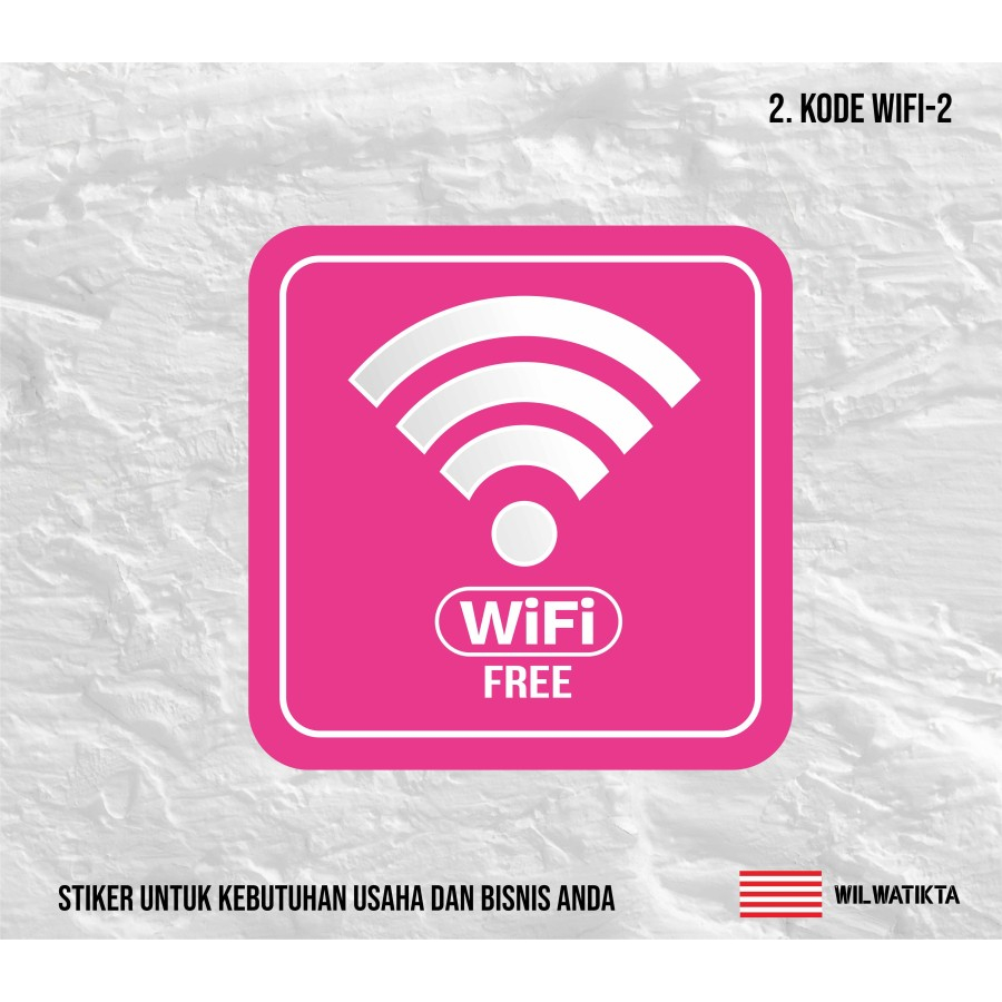 Jual stiker sign WIFI | Shopee Indonesia
