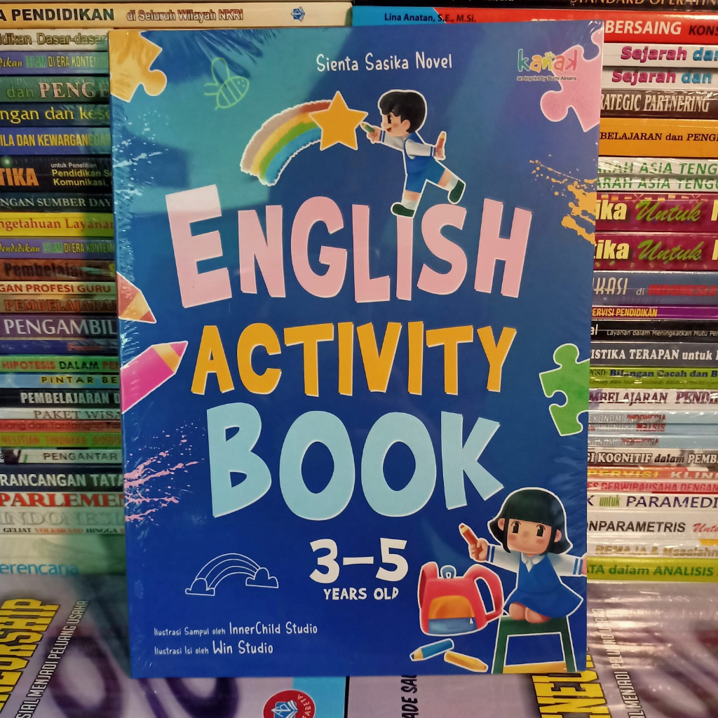 Jual Buku English Activity Book 3-5 Years Old -Sienta Sasika Novel ...