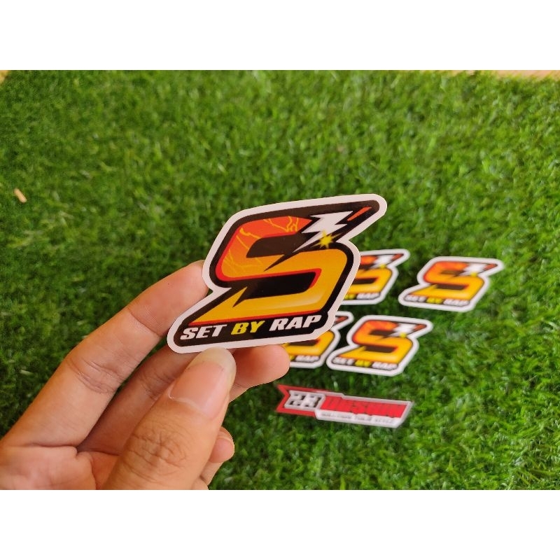 Jual stiker set by rap original sticker setbyrap ori desain original ...