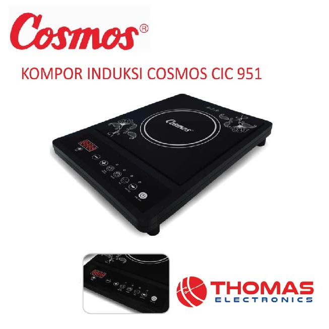 Jual COSMOS CIC 951 INDUCTION COOKER + STEAM POT / KOMPOR INDUKSI / CIC951 | Shopee Indonesia