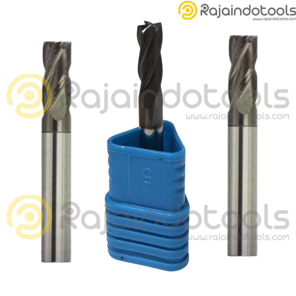 Jual Carbide Endmill Coating Alcrona TiAIN DIA 4mm 4Flute Standar ...