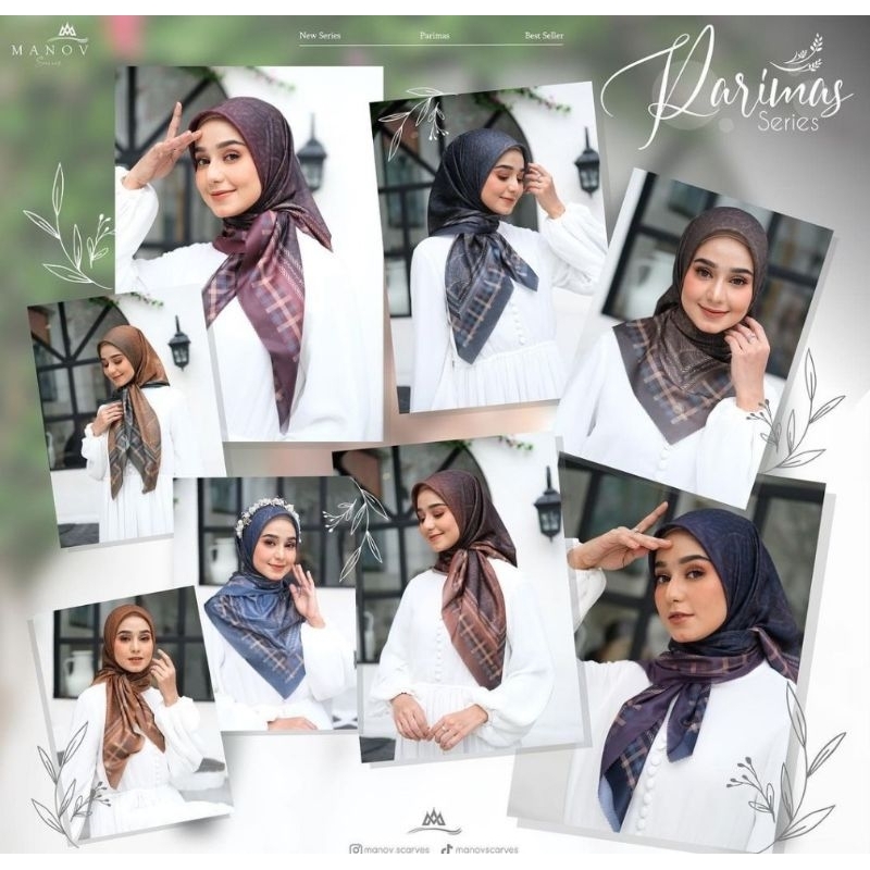 Jual HIJAB STYLE MANOV SCARVES PARIMAS SERIES | Shopee Indonesia