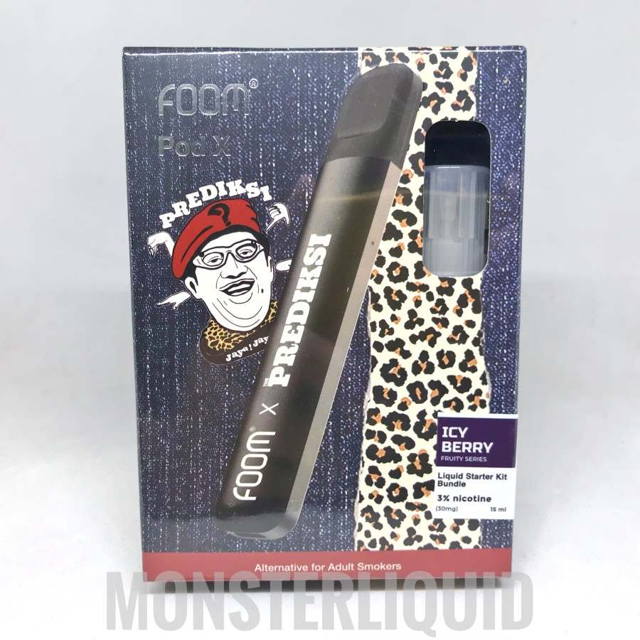 Jual FOOM X PREDIKSI POD KIT BUNDLING LIQUID 15ML BY FOOM LAB AUTHENTIC ...