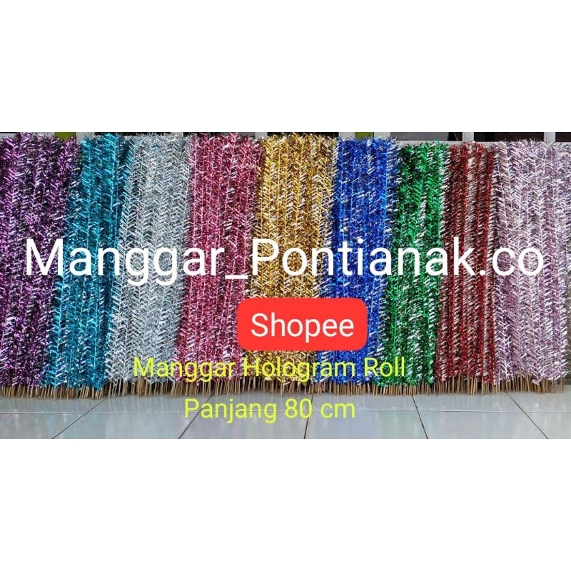 Jual Bunga Manggar Hologram ( Anti Air) Panjang 80 cm | Shopee Indonesia