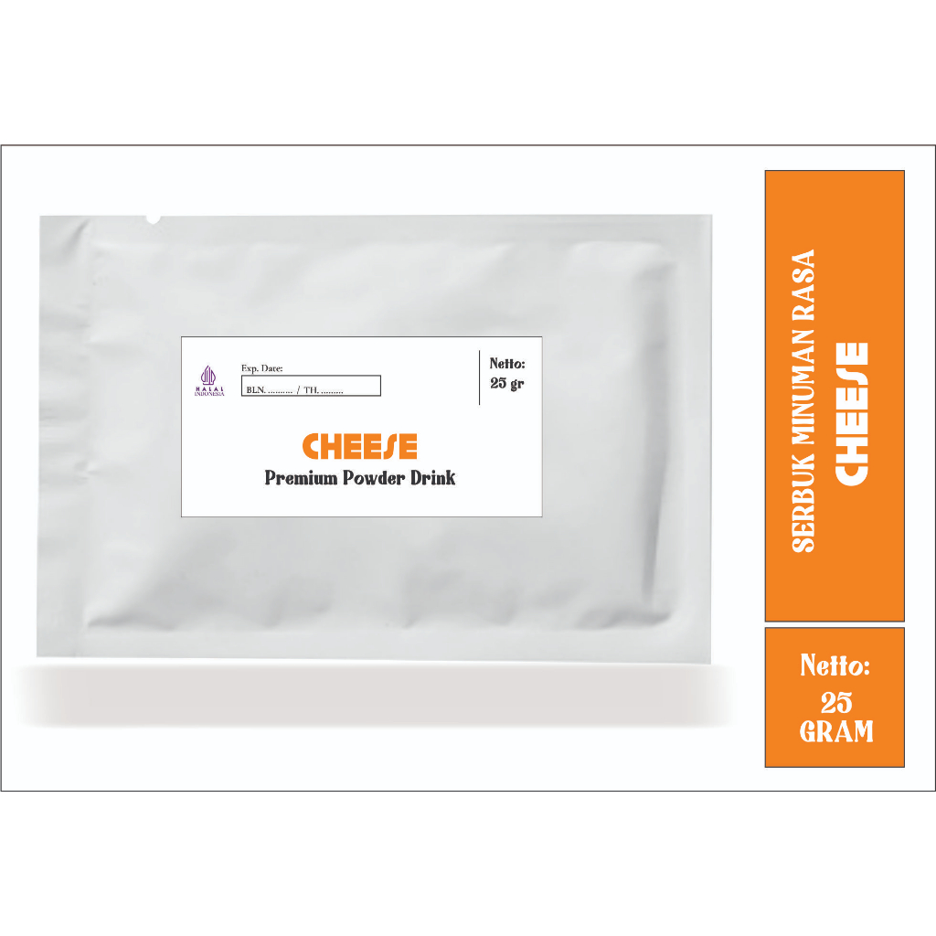 Jual POWDER CHEESE Sachet 25 Gram (Minimal Order 10 Sachet) | Shopee ...