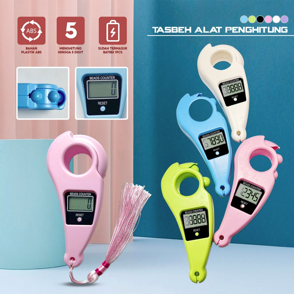 Jual Alat Hitung Dzikir Digital Tasbih Jari Counter Tally Fashion ...