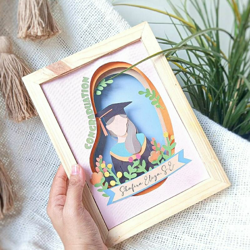 Jual Kado Wisuda Unik - Aesthetic Shape Frame | Shopee Indonesia