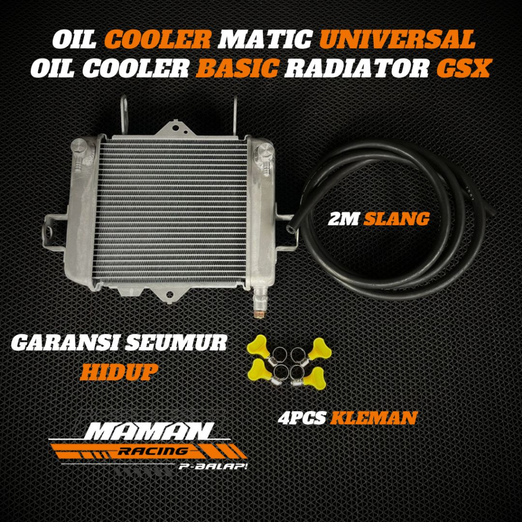 Jual OIL COOLER UNIVERSAL MATIC BEAT MIO SCOOPY ROAD RACE BASIC ...