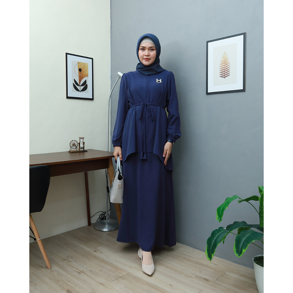 Jual One Set JANETA- Setelan terbaru by Hijab Mamah icis | Shopee Indonesia