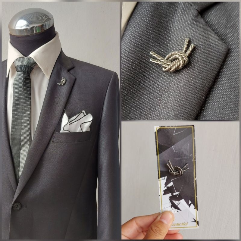Jual Lapel pin/ bros jas - rope knot | Shopee Indonesia