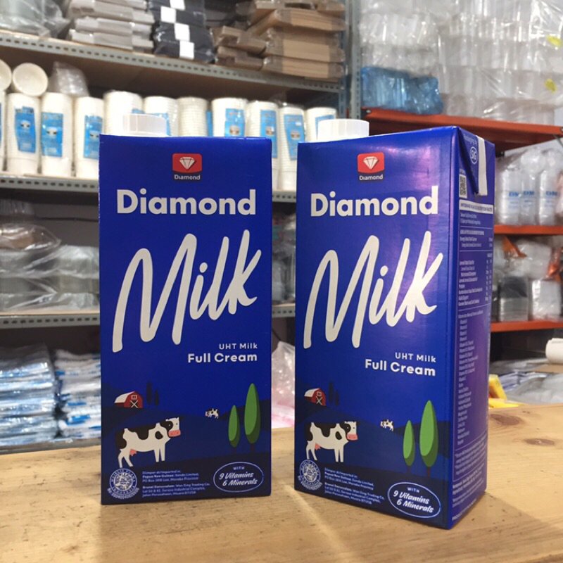 Jual Susu UHT Diamond 1 Liter Susu Diamond Full Cream | Shopee Indonesia