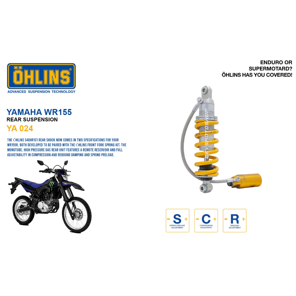 Jual Schokbreaker Ohlins YA-024 WR155 | Shopee Indonesia