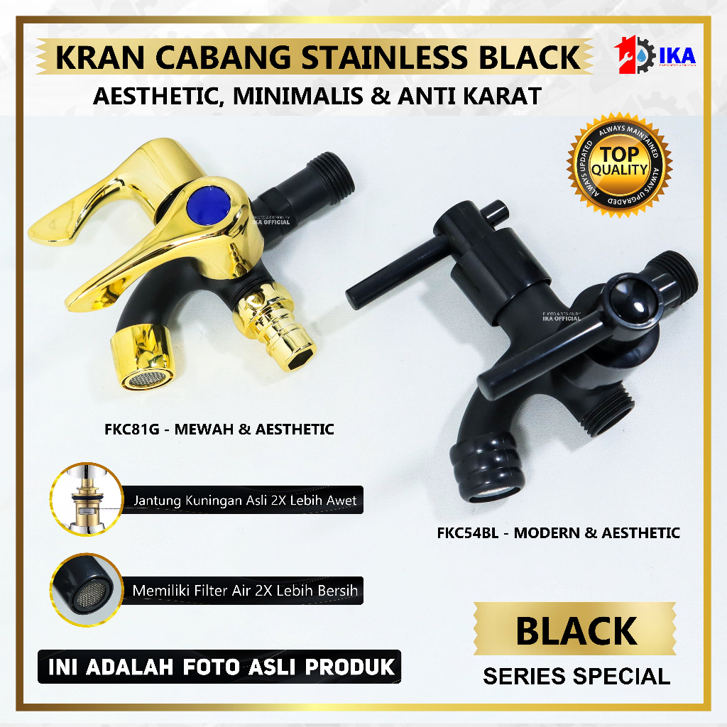 Jual 304 Kran Cabang Shower Kran Cabang Stainless Steel Keran Air ...
