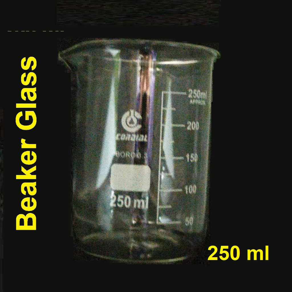 Jual BEAKER GLASS 250 ML GELAS KIMIA GELAS PIALA BEKER GLASS LOW FORM CORDIAL or YENACO | Shopee ...