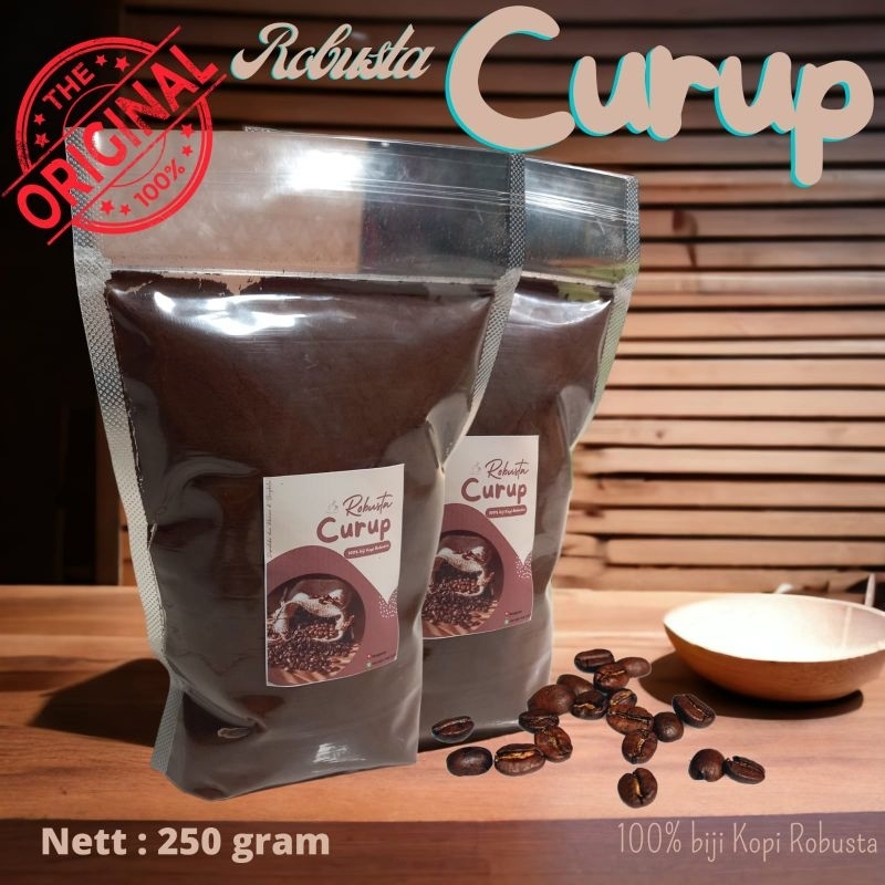 Jual kopi curup bengkulu sumatera kopi asli curup kemasan 250 gram ...