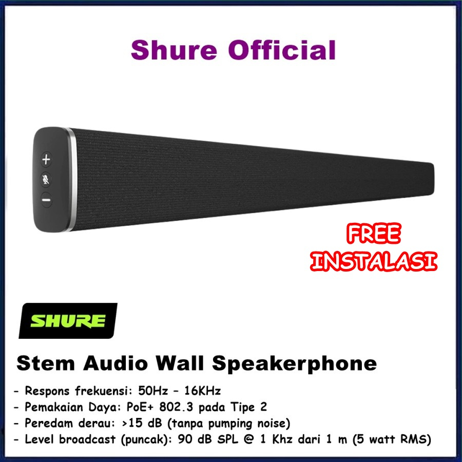 Jual Shure Stem Audio Wall Wall1 Speaker Speakerphone | Shopee Indonesia