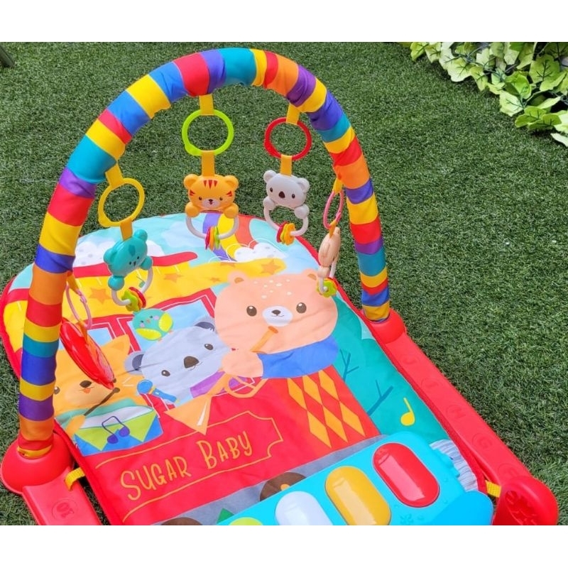 Jual Preloved Sugar Baby Playmat - My Piano Playmat Baby Gym Music ...