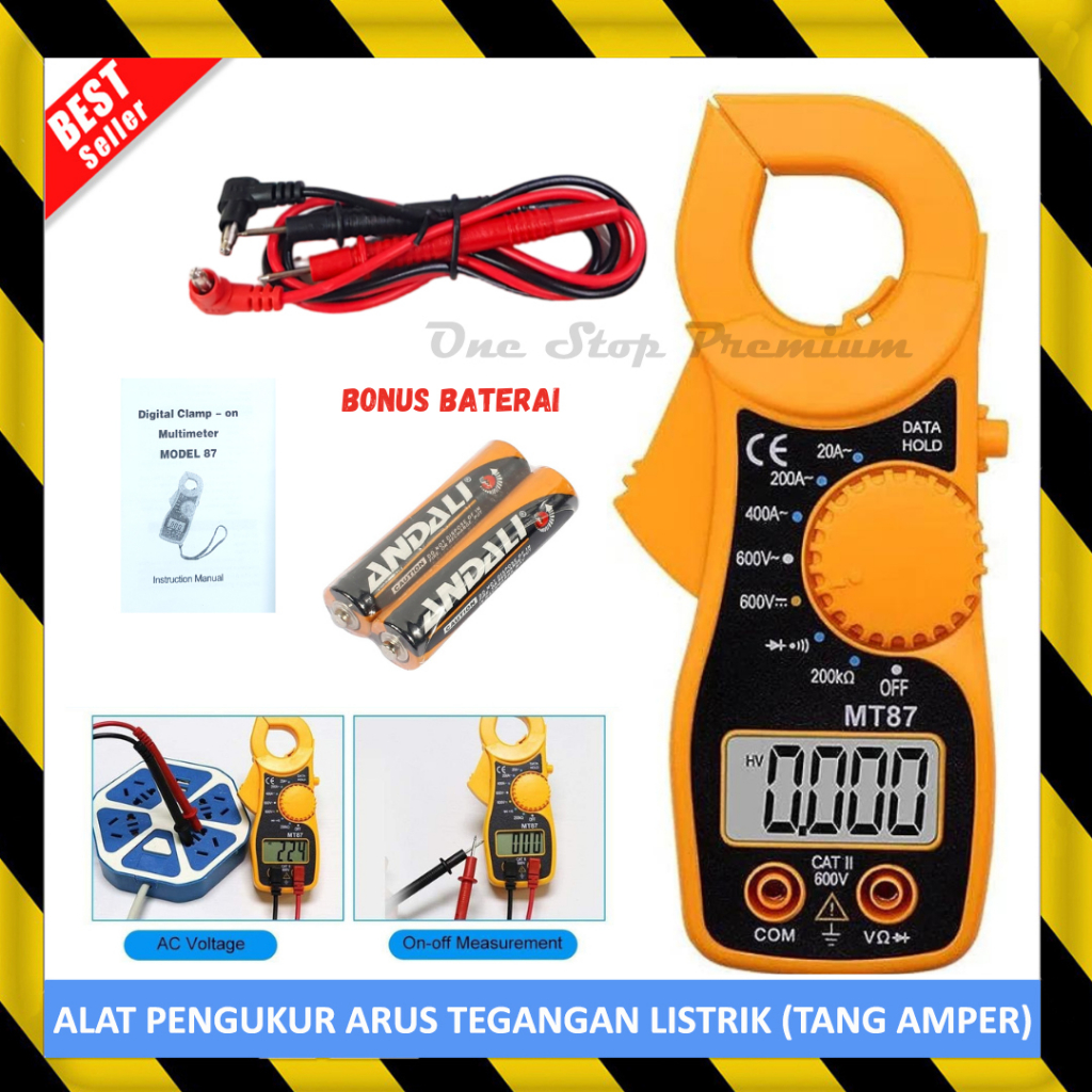 Jual TANG AMPER AMPERE ALAT TES CEK PENGUKUR UKUR TEGANGAN ARUS LISTRIK ...