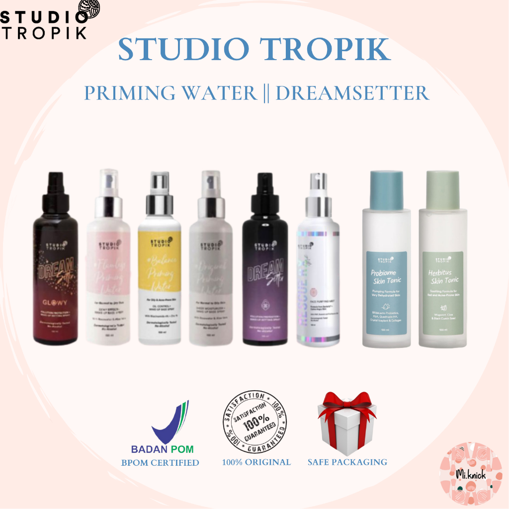 Jual Studio Tropik Original Priming Water | Flawless | Dreamsetter ...