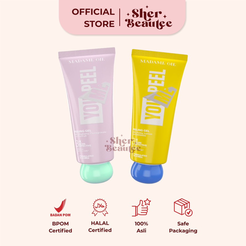 Jual Madame Gie Madame You Peel Me - Peeling Gel 100g | Shopee Indonesia