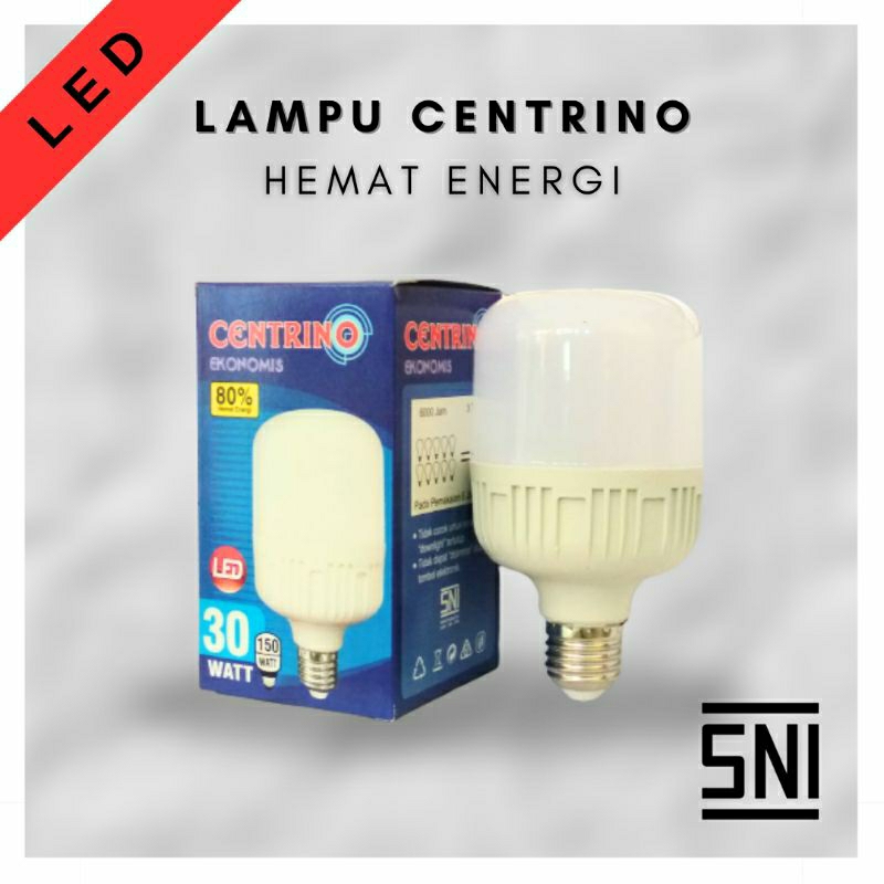 Jual LAMPU CENTRINO | LED EKONOMIS | 40/30/20/15/10 W | Shopee Indonesia