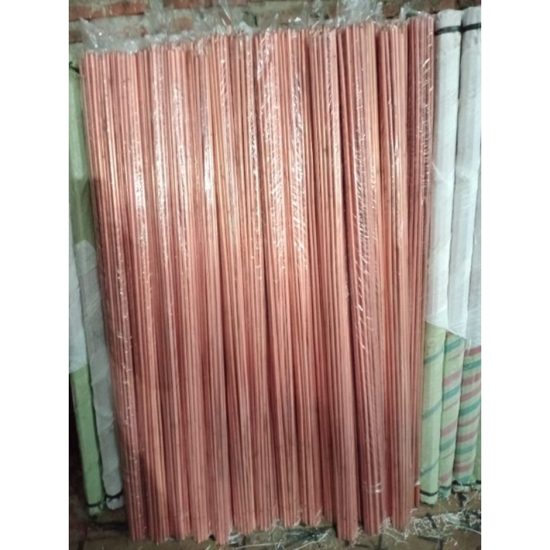 Jual grounding arde/arde besi lapis tembaga 5/8/14mm x 2,4mtr | Shopee ...