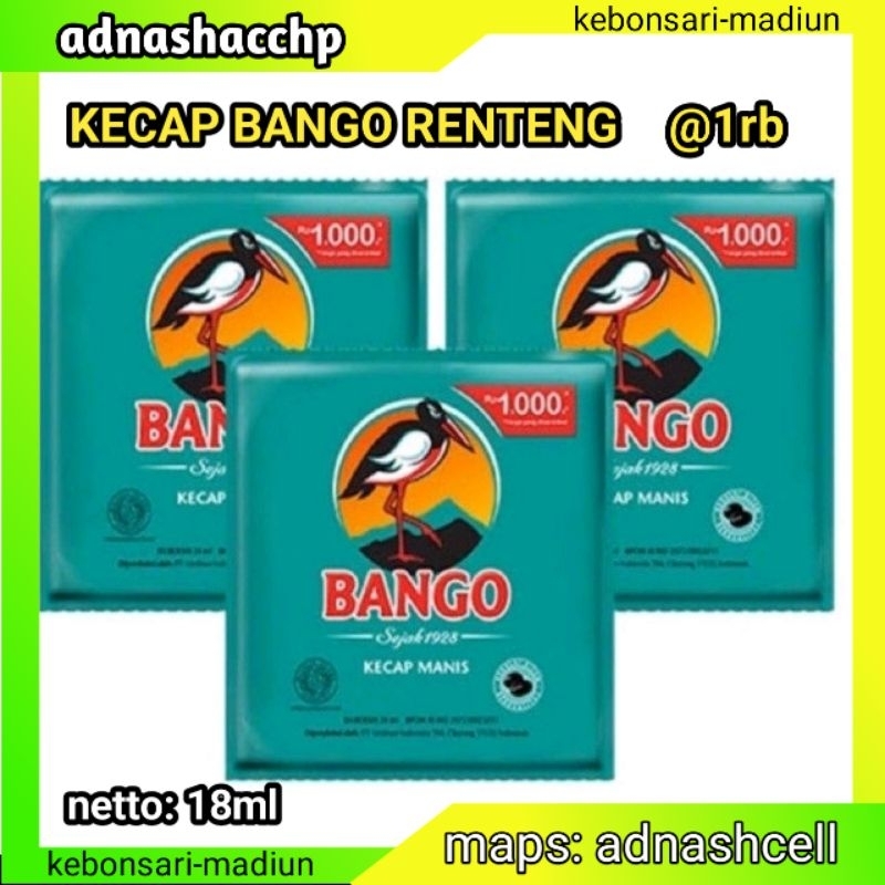 Jual kecap bango Bango Kecap Manis 20ml | Shopee Indonesia