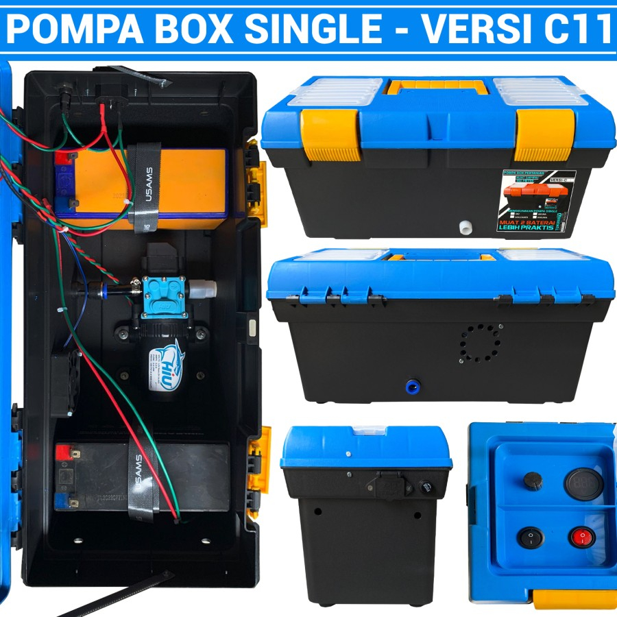 Jual Pompa box Single pertanian sprayer elektrik tanpa gendong versi C11 - PLUS AKI | Shopee ...