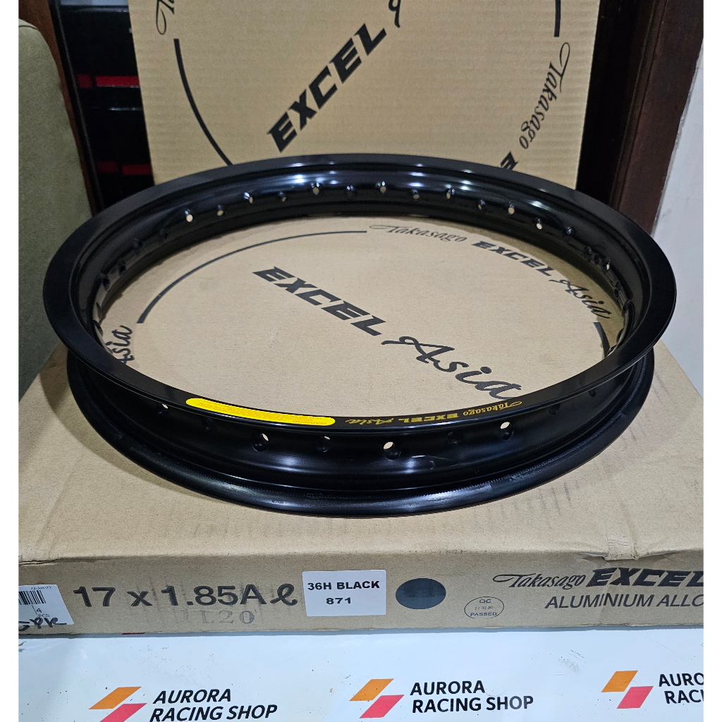 Jual VELG TAKASAGO EXCEL 17 X 185 HOLE 36 WARNA HITAM / BLACK | Shopee ...
