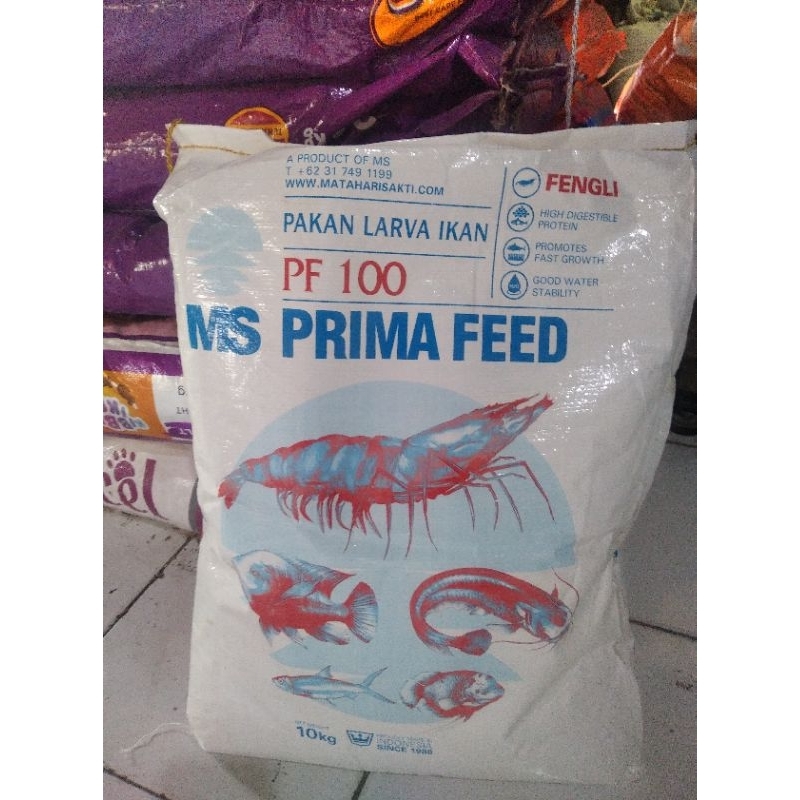 Jual pelet pf100 prima feed(repack 1kg) pelet benih ikan gurame lele ...