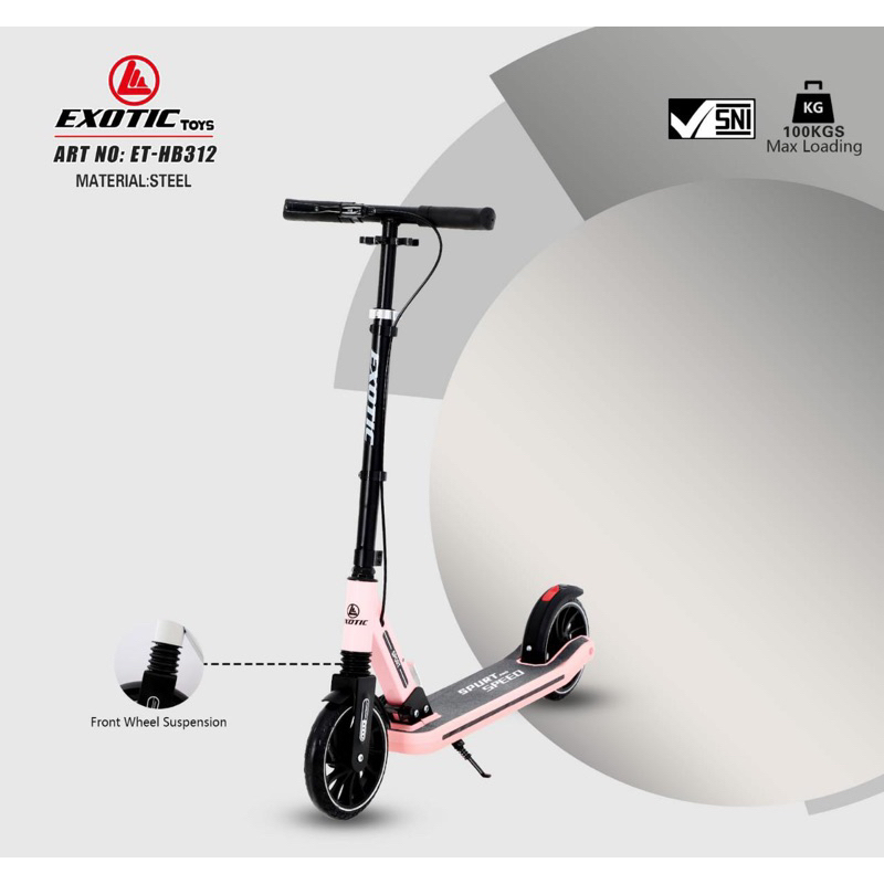 Jual Scooter/Skuter Anak Exotic ET-HB 312 By Pacific Max 100 Kg ...