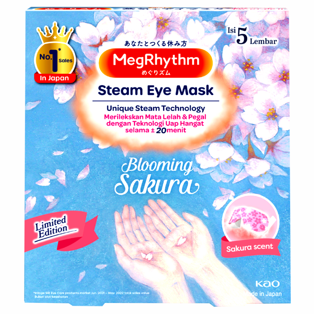 Jual Megrhythm Steam Eye Mask Box (5pcs) | Shopee Indonesia
