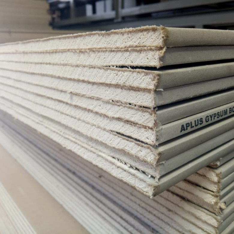 Jual Papan Gipsum Gypsum Putih Plafon Atap Aplus A+ 9mm | Shopee Indonesia