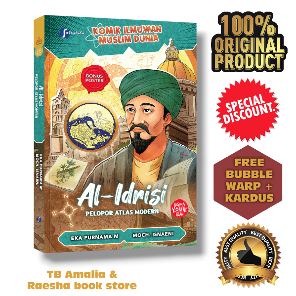 Jual Buku Komik Ilmuwan Muslim Al Idrisi - Pelopor Atlas Modern - komik ...