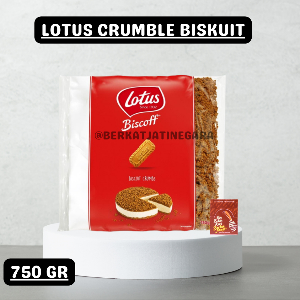 Jual LOTUS CRUMBLE BISCUIT 750 GR/TOPPING COOKIES CRUMBLE/REMAHAN ...