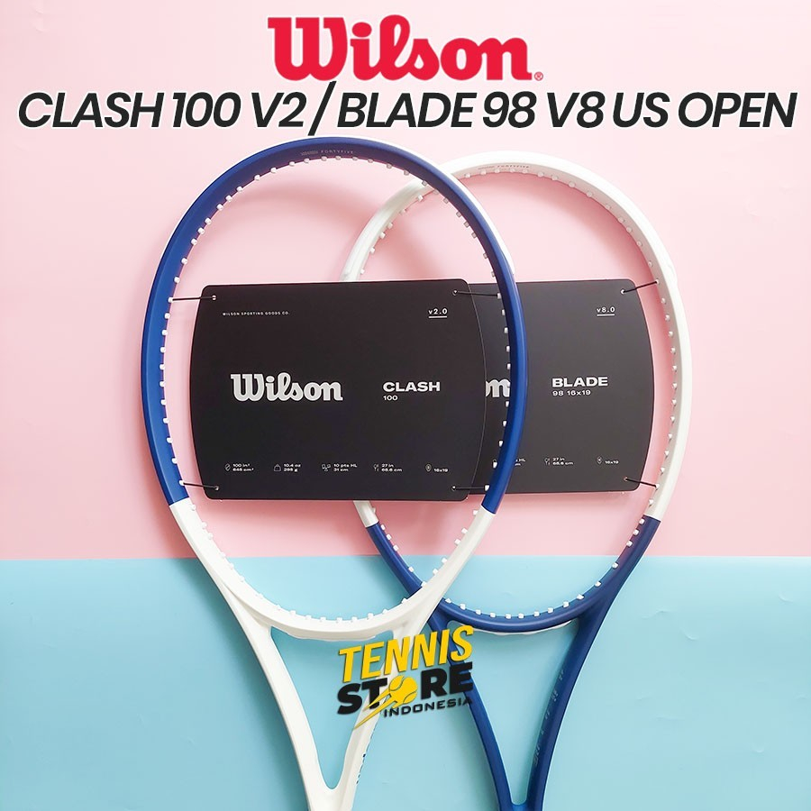 Jual Wilson Clash 100 V2 / Blade 98 16x19 V8 US OPEN Limited Edition ...
