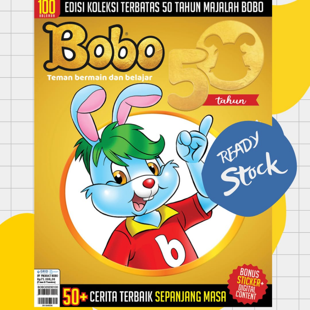 Jual Majalah BOBO 50 Tahun Edisi Koleksi Terbatas | Shopee Indonesia