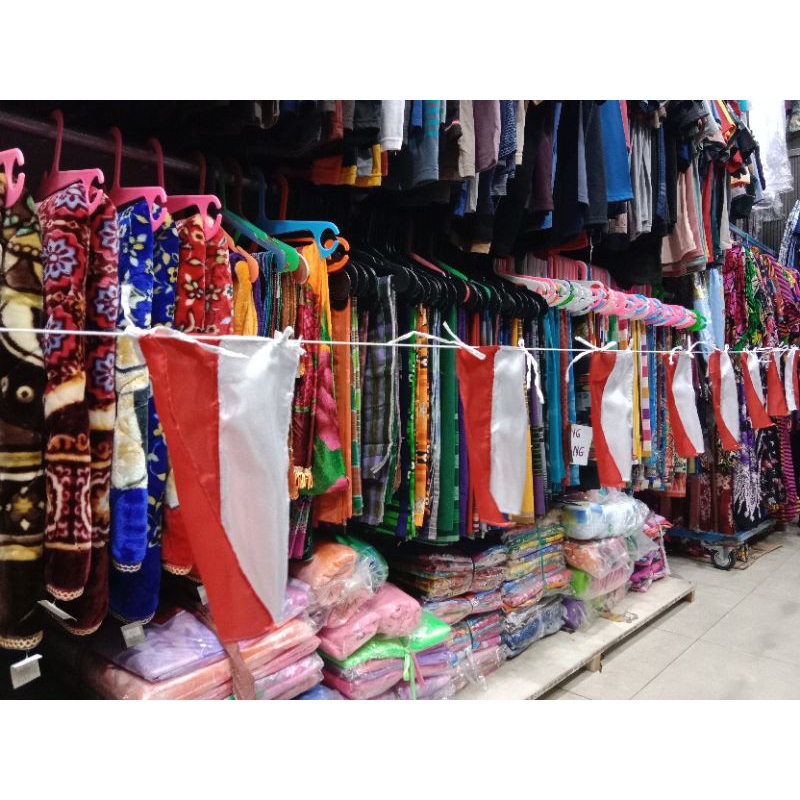 Jual BENDERA KAIN + TALI MERAH PUTIH CUSTOM UKURAN | Shopee Indonesia