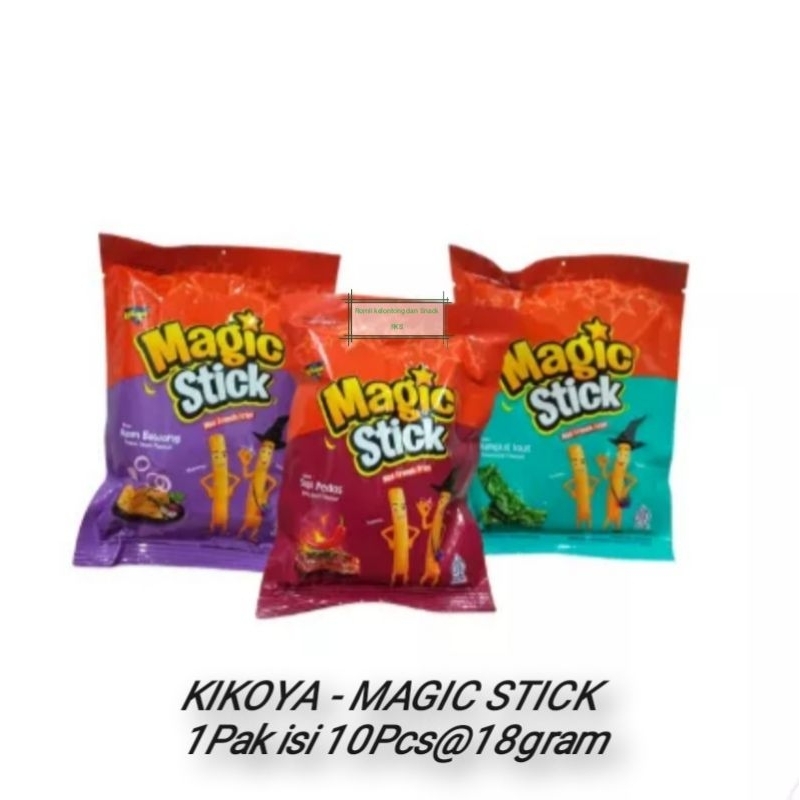 Jual Kikoya MAGIC STICK Cemilan Enak Mini French Fries Snack 10Pcs x ...