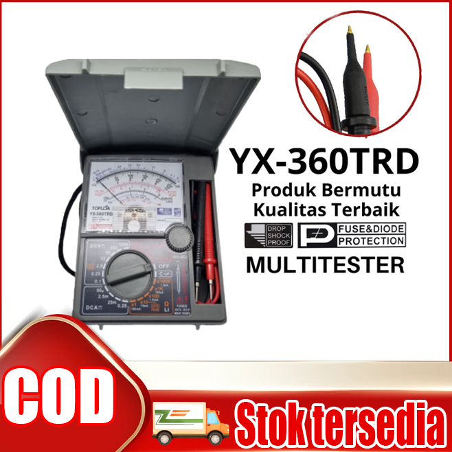 Jual Multimeter / TOFUDA / Model HELES YX 360 TRD / Multimeter / Avometer Analog / YX360TRD ...