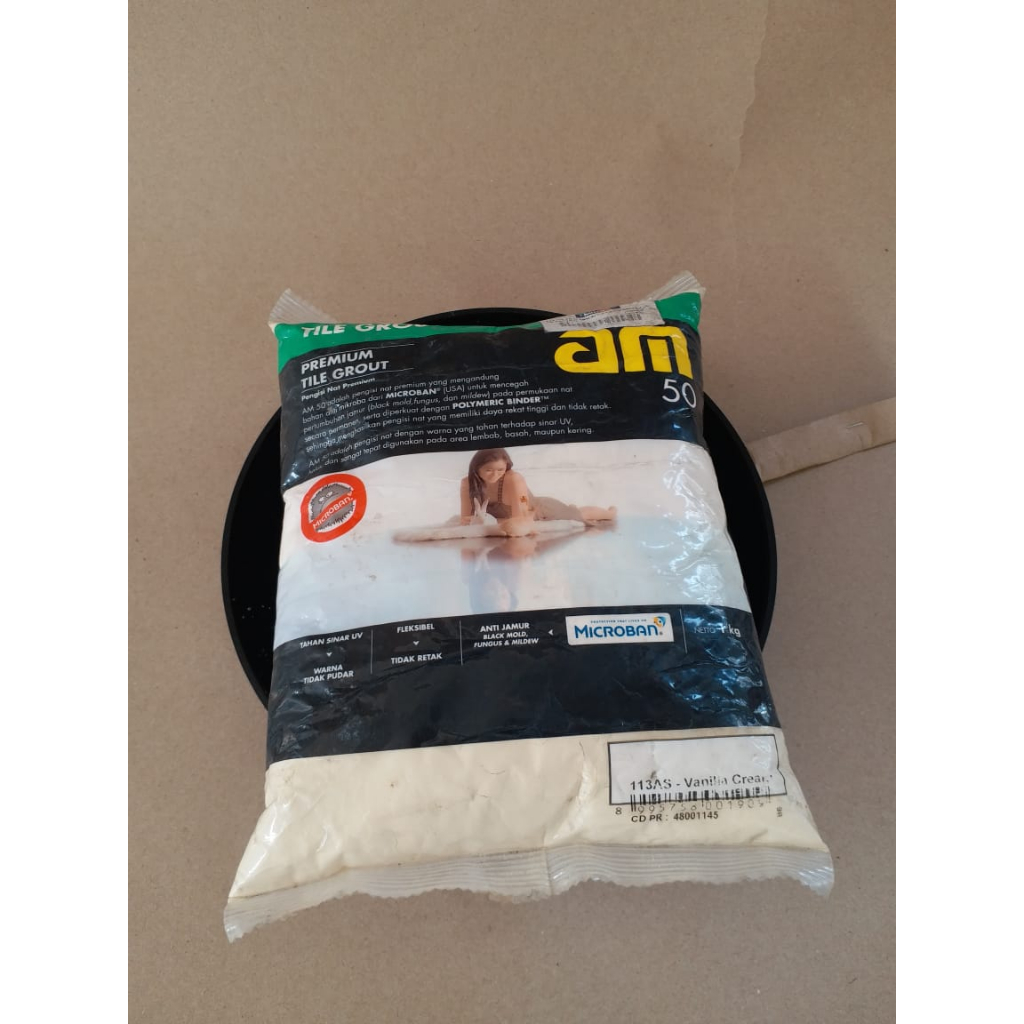 Jual AM Tile Grout Pengisi Nat Keramik Vanila Cream | Shopee Indonesia